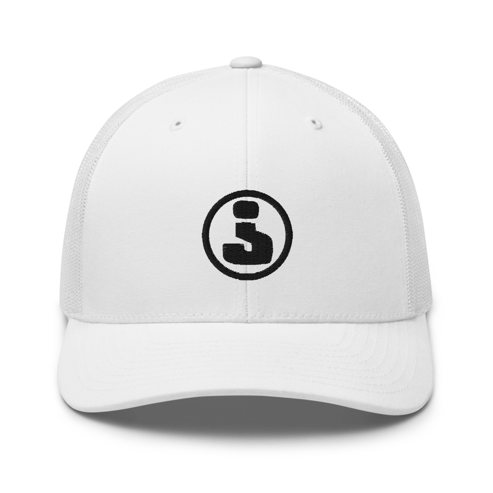 Inverted Mark blackTrucker Hat | confuseddevil's store | SE.Merch