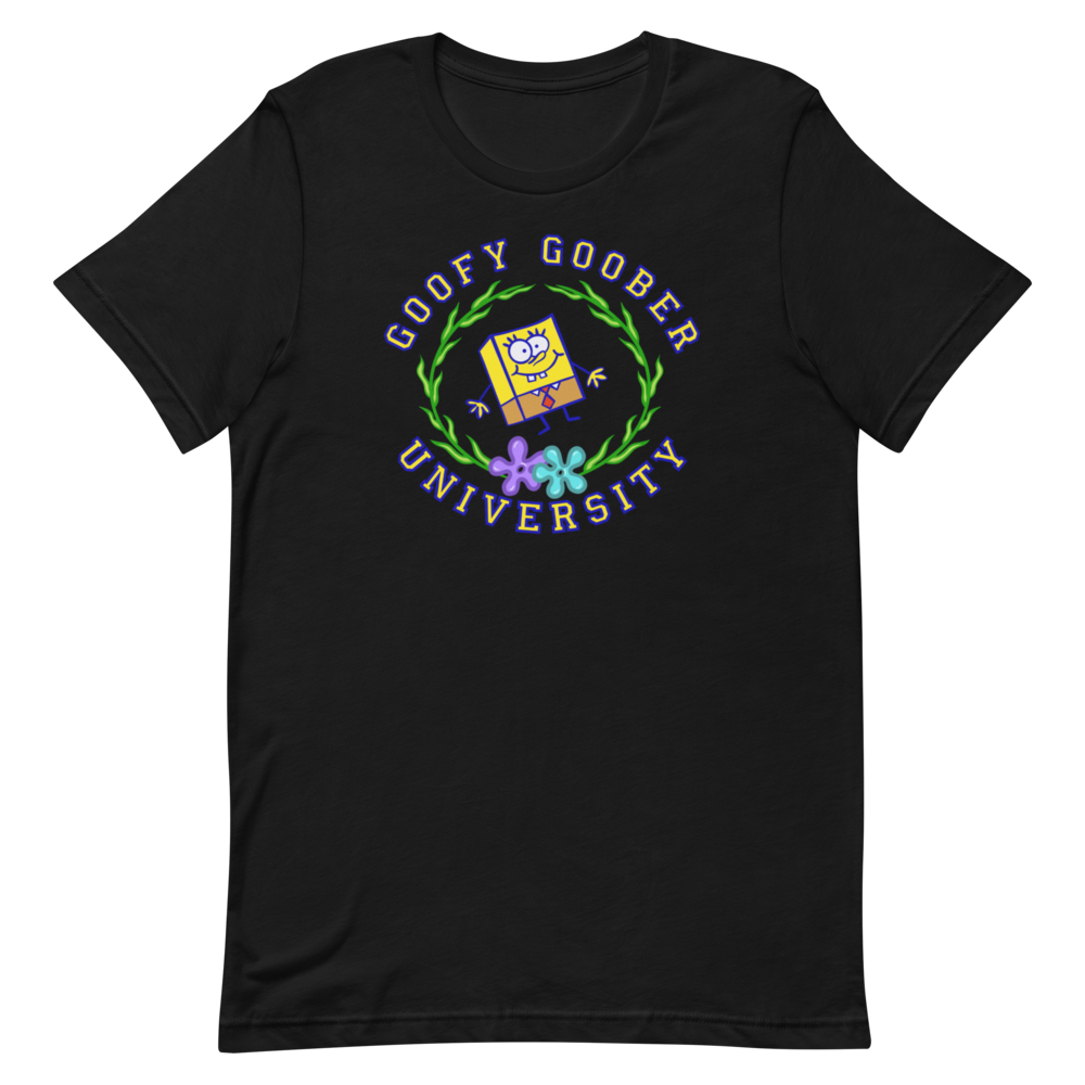 Goofy Goober University Unisex T-shirt | mellywashere's store | SE.Merch