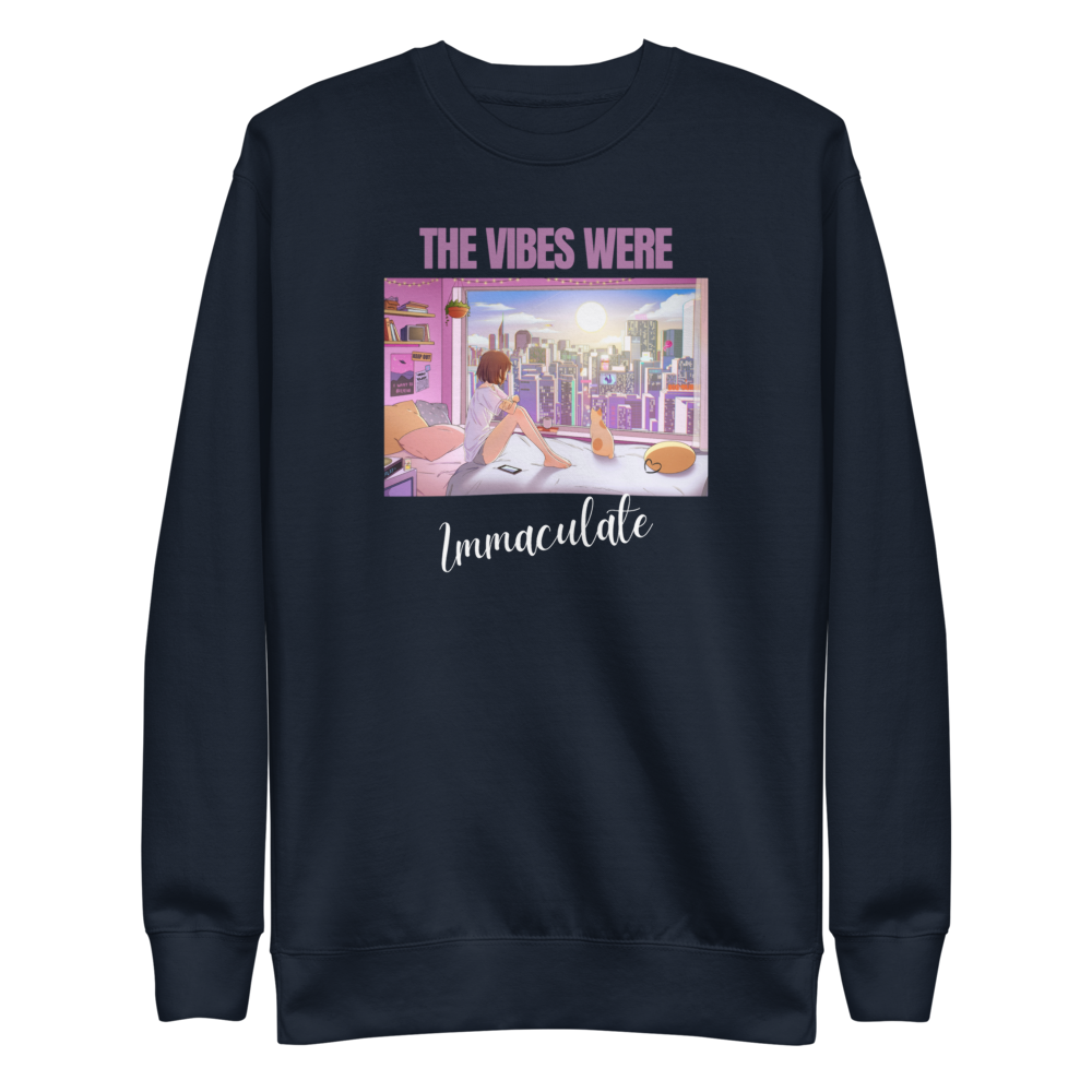 The Vibes Unisex Crewneck Sweatshirt | seoul_real's store | SE.Merch