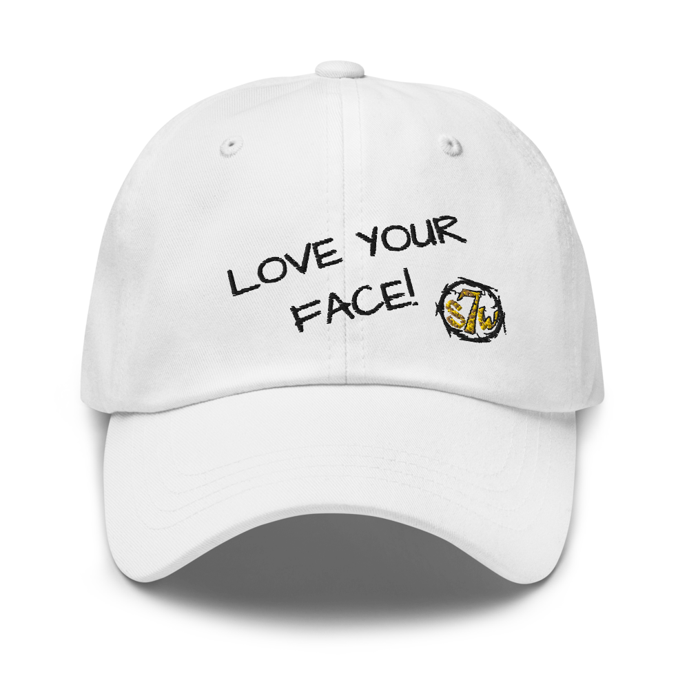 "Love Your Face" Baseball Cap | skill7wifey's store | SE.Merch