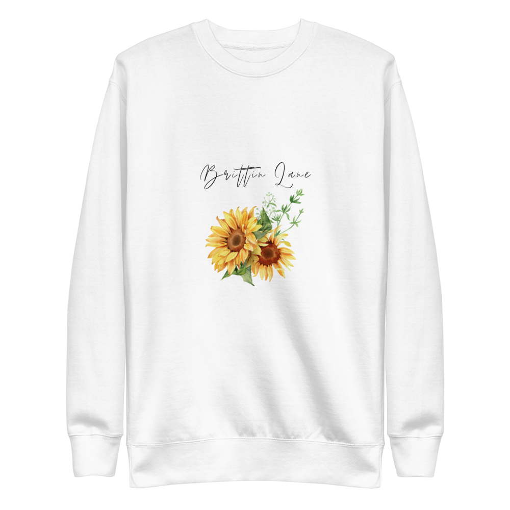 Unisex Crewneck Sunflower Sweatshirt | brittinlane's store | SE.Merch