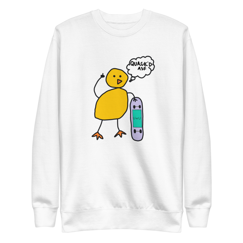 QUACK'D ASF Crewneck Sweatshirt | strangelylex's store | SE.Merch