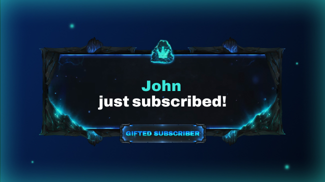 StreamElements | Blue Moonstone Alert Box | Twitch | Youtube | Overlays ...