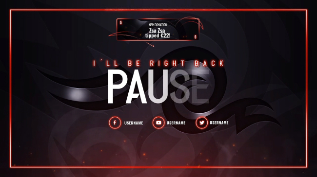 StreamElements | Brave Animated Package - Be Right Back Scene | Twitch ...