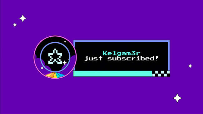 StreamElements | Pixel Abstract Alert Box (Horizontal) | Twitch ...