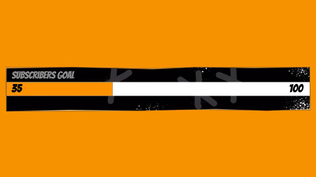 StreamElements | Graffiti - Subscribers Goal Widget