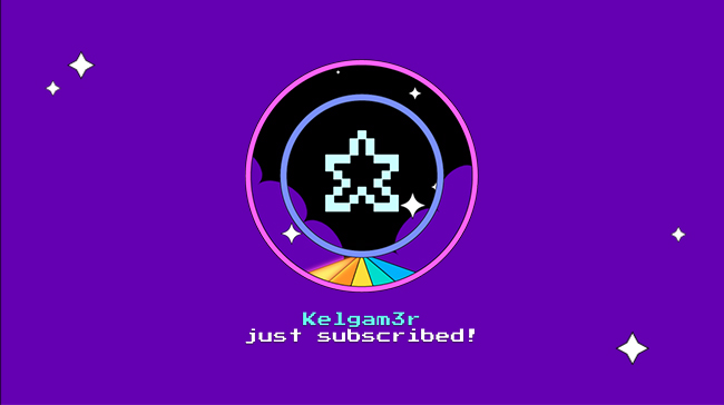 StreamElements | Pixel Abstract Alert Box (No Container) | Twitch ...