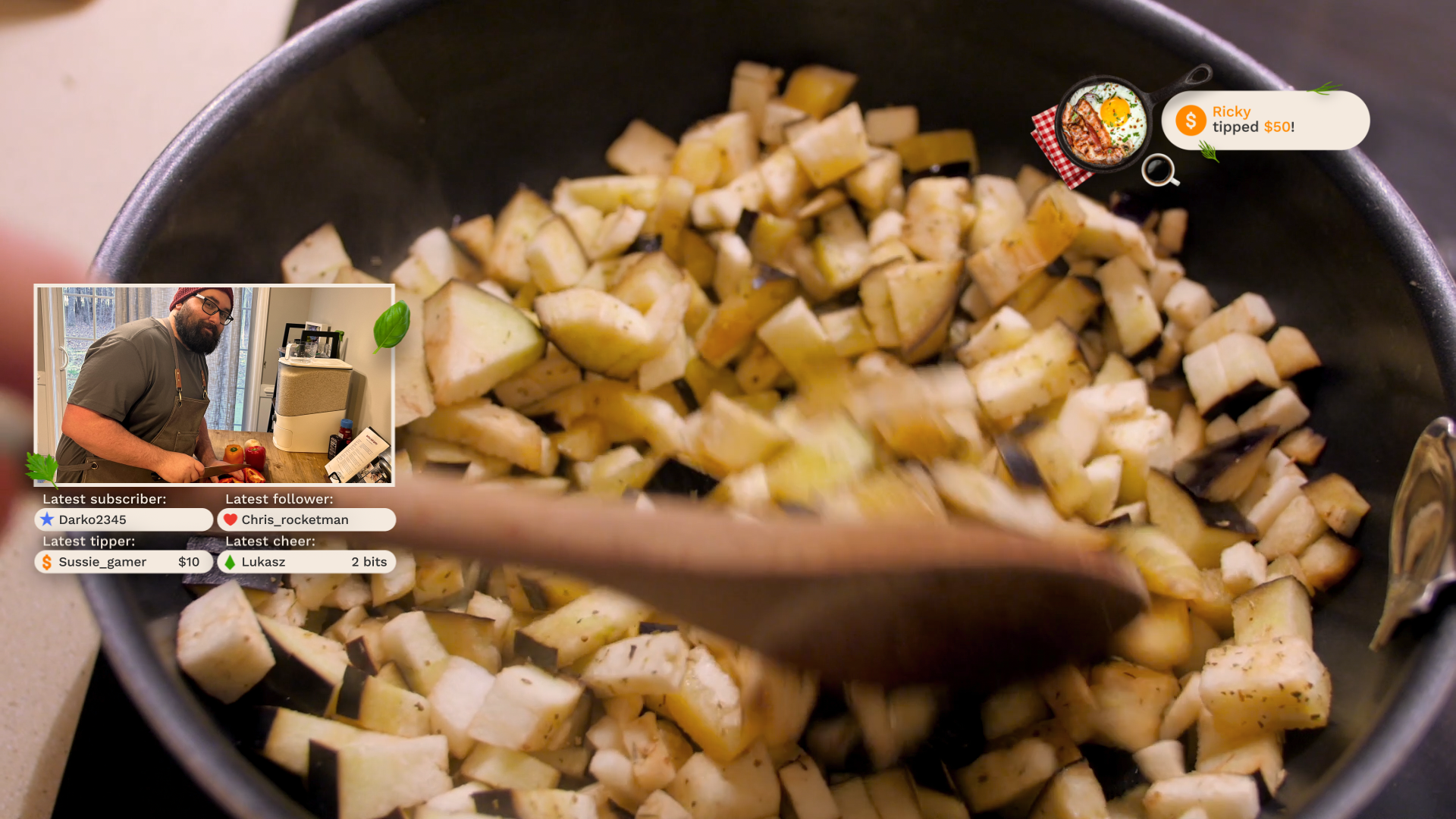 StreamElements | Cooking Theme Package - In game Scene Scene | Twitch ...