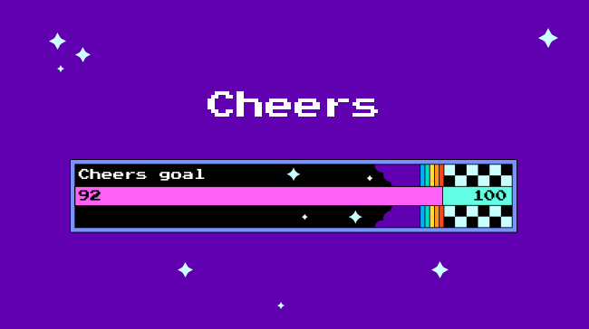StreamElements | Pixel Neon - Cheers Goal Widget | Twitch | Youtube ...