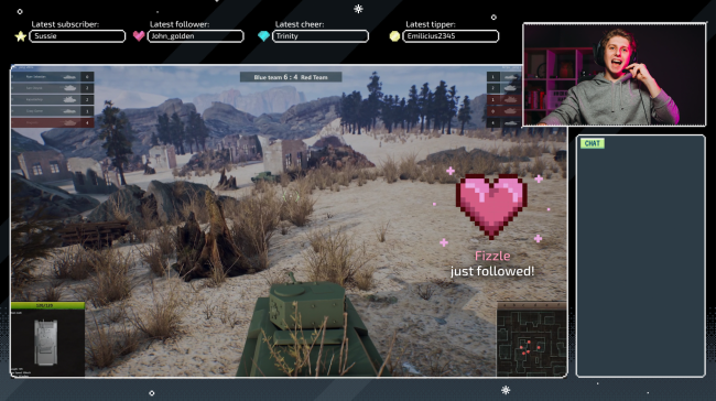 StreamElements | Pixel Art Theme Package - Talk Scene Scene | Twitch ...