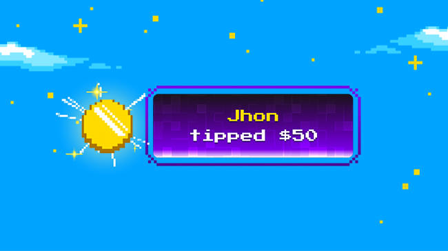 StreamElements | Pixel Neon Alert Box (Horizontal) | Twitch | Youtube ...